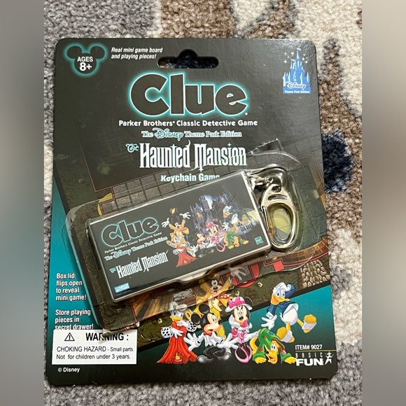 Disney | Toys | Rare Disney Haunted Mansion Clue Keychain | Poshmark
